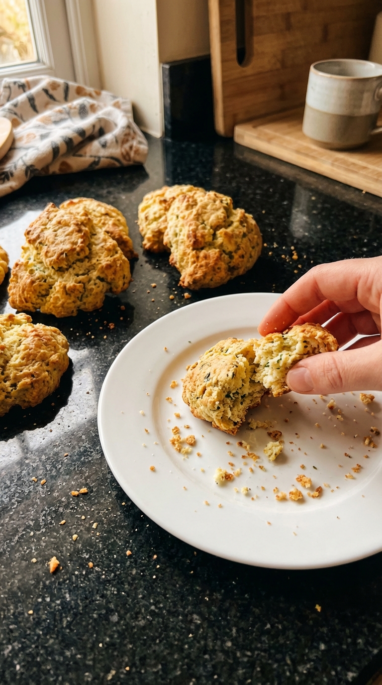 Cottage Cheese Herbed Scones - Tastycrafter
